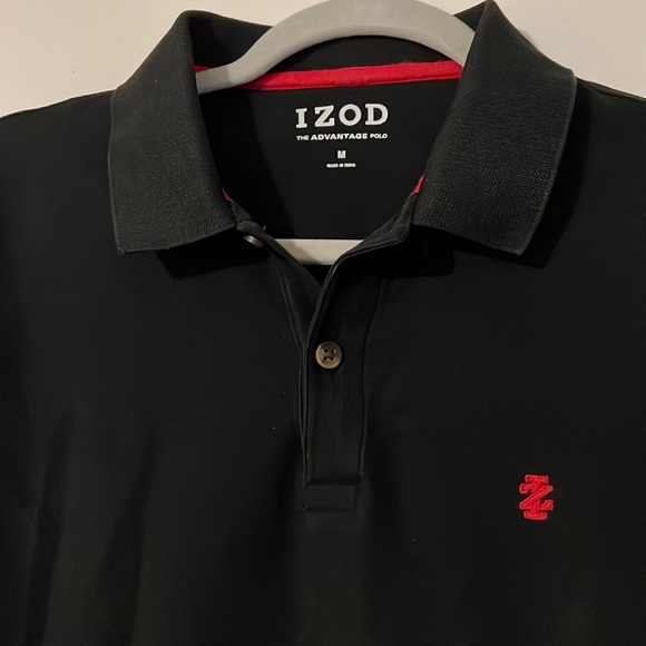 Izod | Shirts | Mens Black Izod Polo Shirt Medium | Poshmark